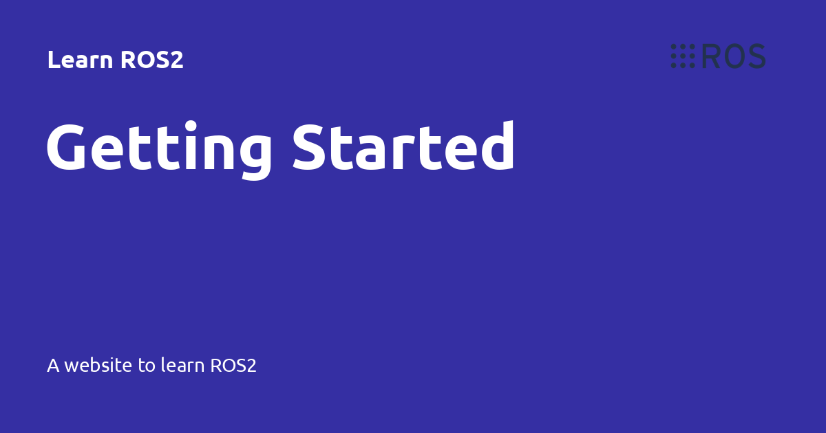 Learn ROS2 Learn ROS2